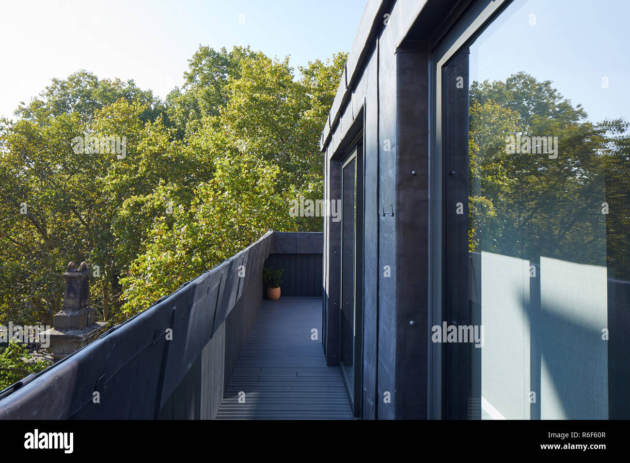 View from roof terrace. 21 Soho Square, London, United Kingdom ...