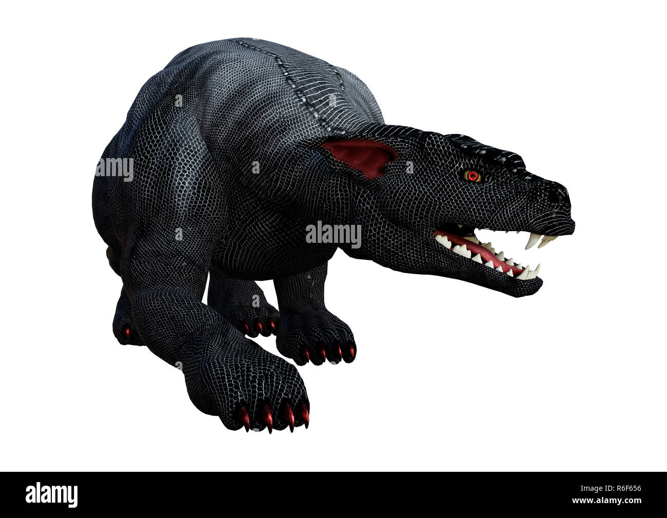 3D Rendering Gargoyle Hound on White Stock Photo - Alamy