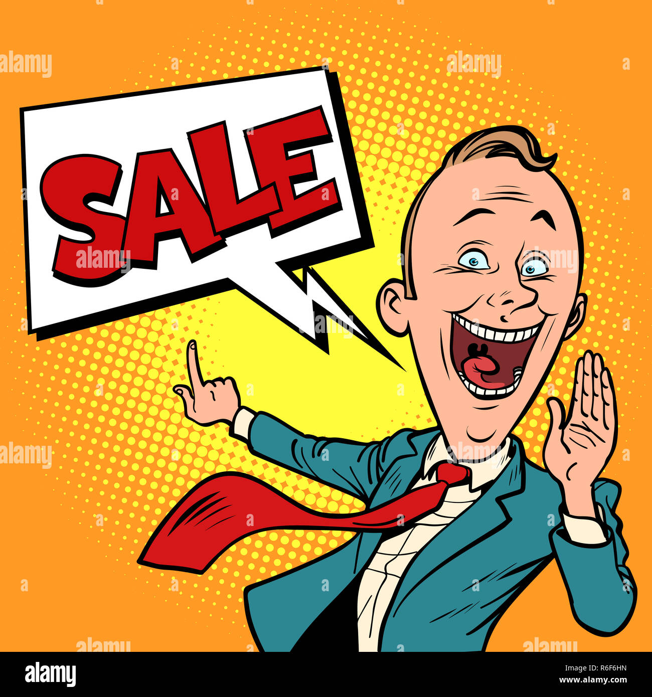 salesman businessman sale Stock Photo - Alamy