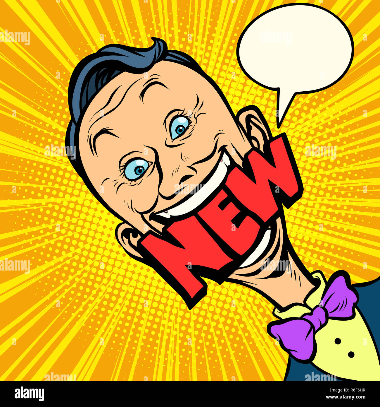 new pop art man Stock Photo - Alamy