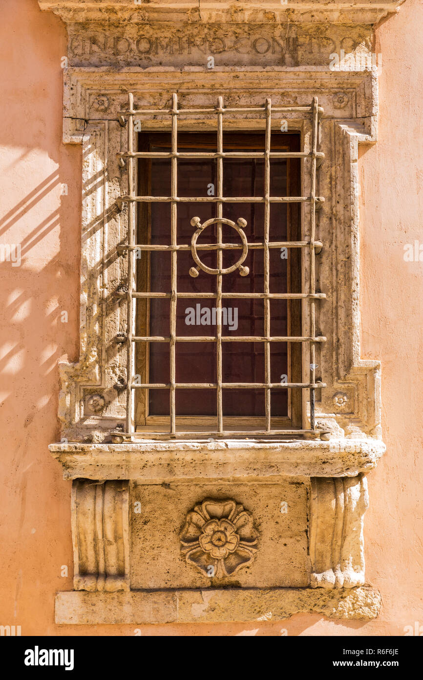 Medieval wall window Stock Photo - Alamy