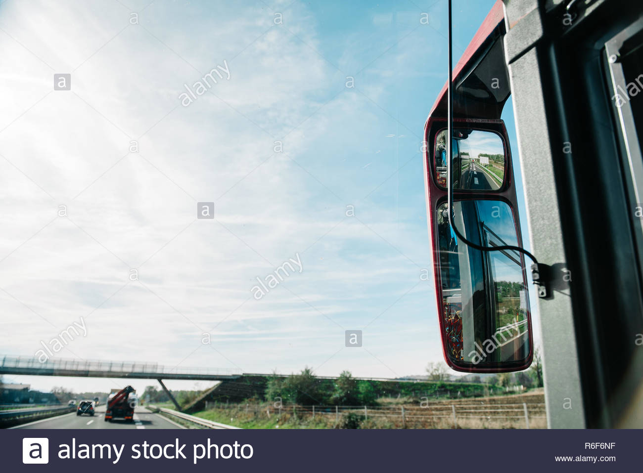 Rear View Mirror Bus High Resolution Stock Photography and Images - Alamy