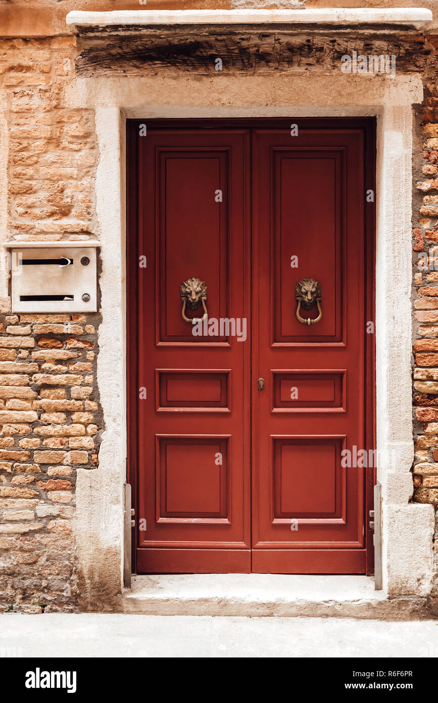 The mailbox is in the wall Stock Photo - Alamy