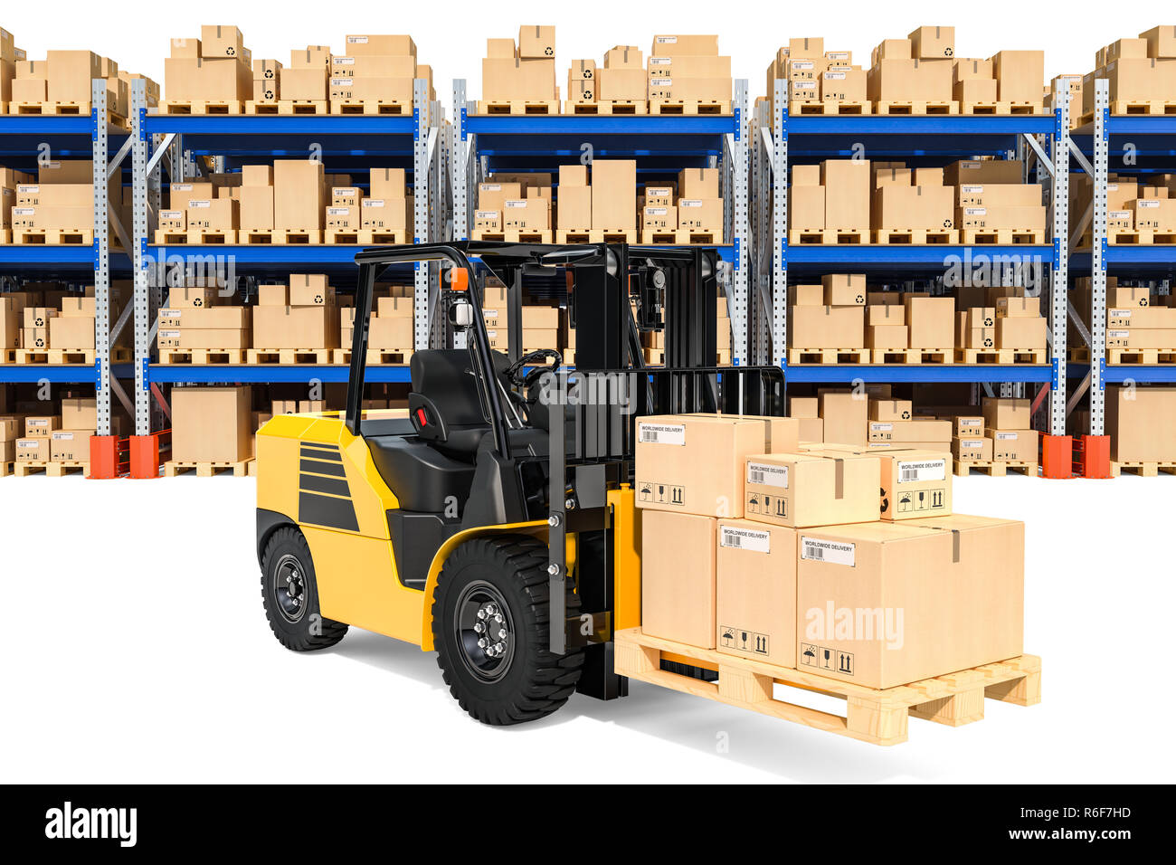 Pallet delivery pallet truck hi-res stock photography and images - Alamy