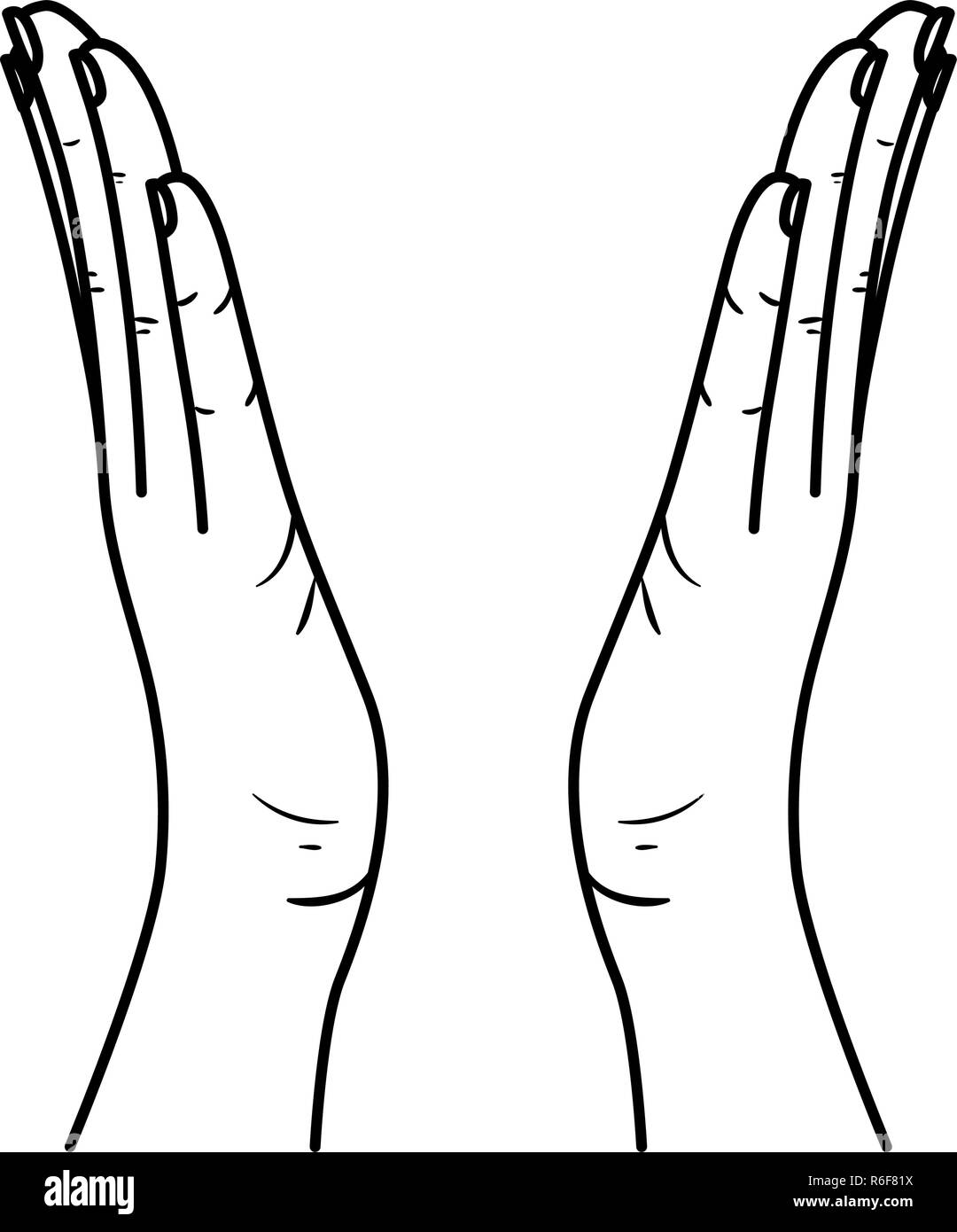 open hands receiving avatar character Stock Vector Image & Art - Alamy