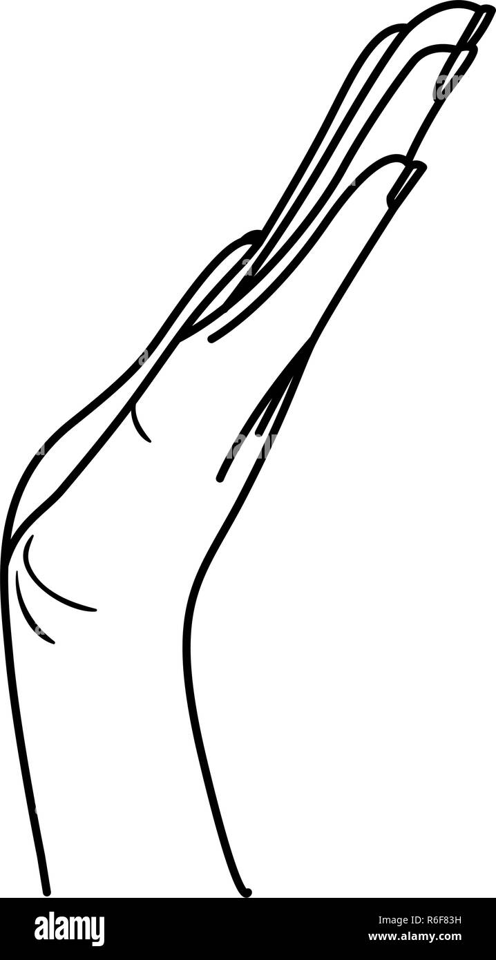 open hand receiving avatar character Stock Vector Image & Art - Alamy