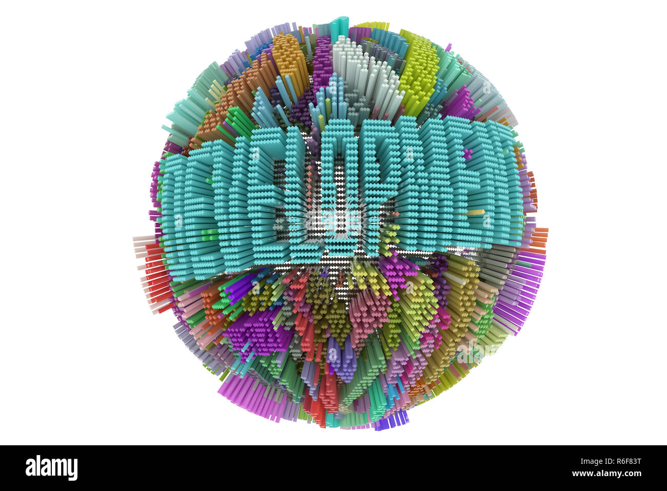 Keyword of Development. Sphere or planet, geometric structure, business ...