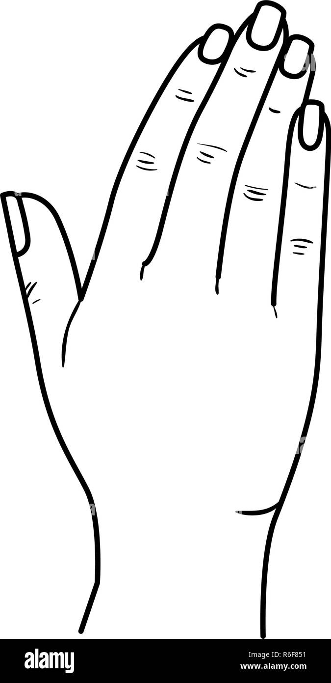 open hand receiving avatar character Stock Vector Image & Art - Alamy