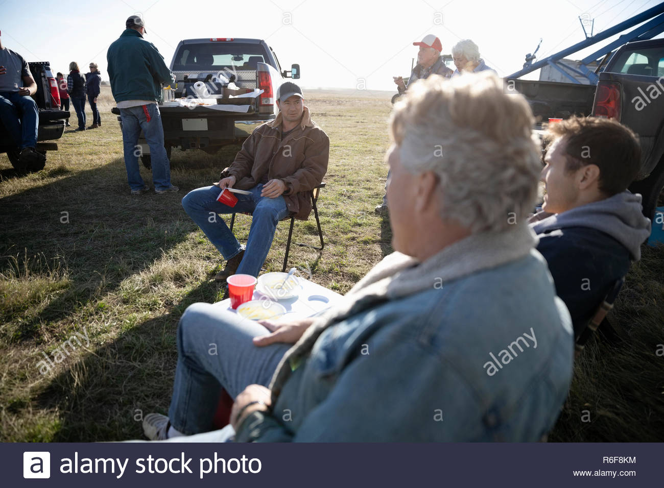 Farmer taking a break hi-res stock photography and images - Alamy