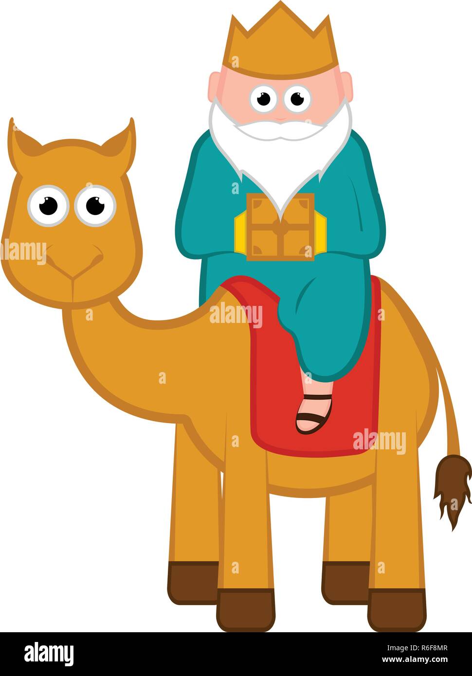 Three wise men cartoon gift Stock Vector Images - Alamy