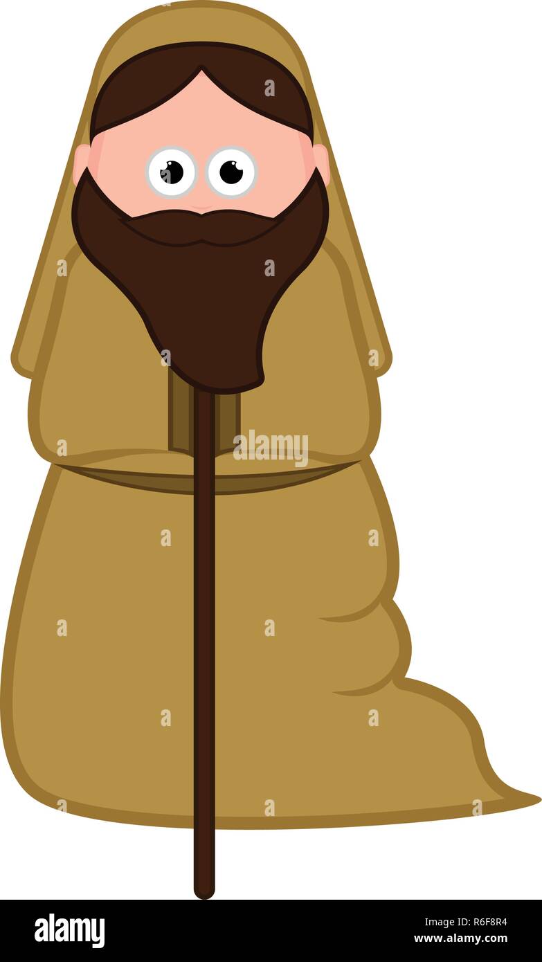 Jesus god joseph mary cartoon hi-res stock photography and images - Alamy