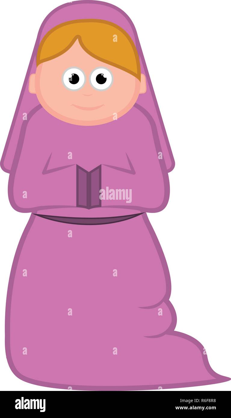 Mother mary cartoon hi-res stock photography and images - Alamy