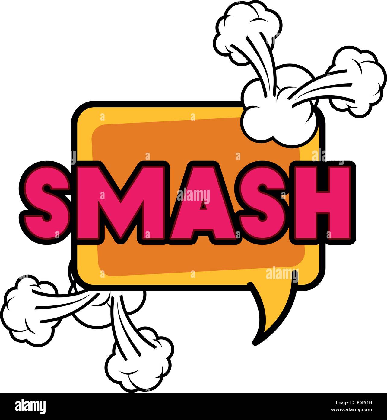 Frame smash Stock Vector Images - Alamy