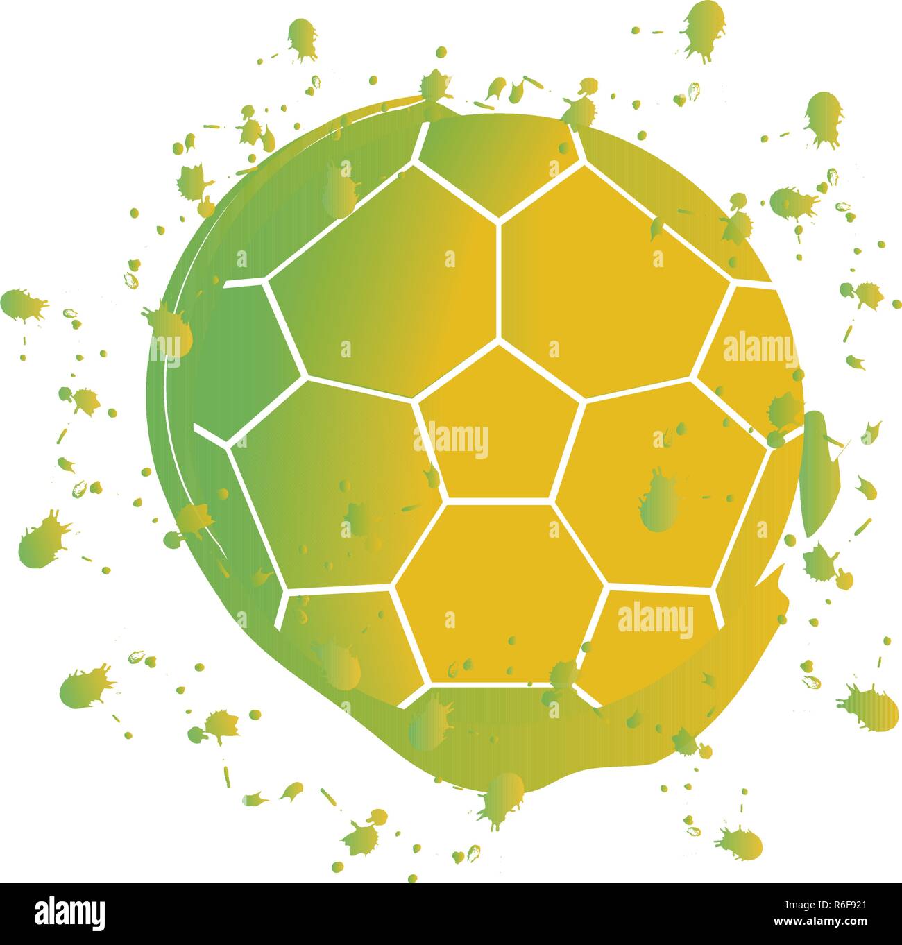 Isolated soccer ball effect Cut Out Stock Images & Pictures - Alamy