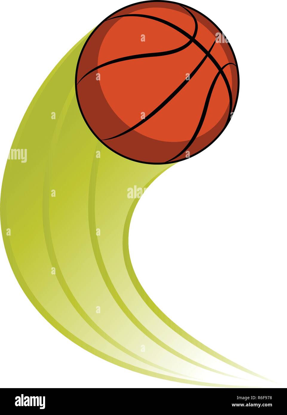Basketball ball with an effect Stock Vector Image & Art - Alamy