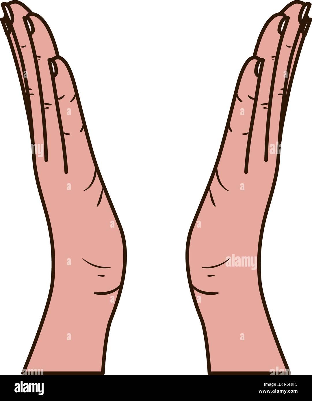 open hands receiving avatar character Stock Vector Image & Art - Alamy