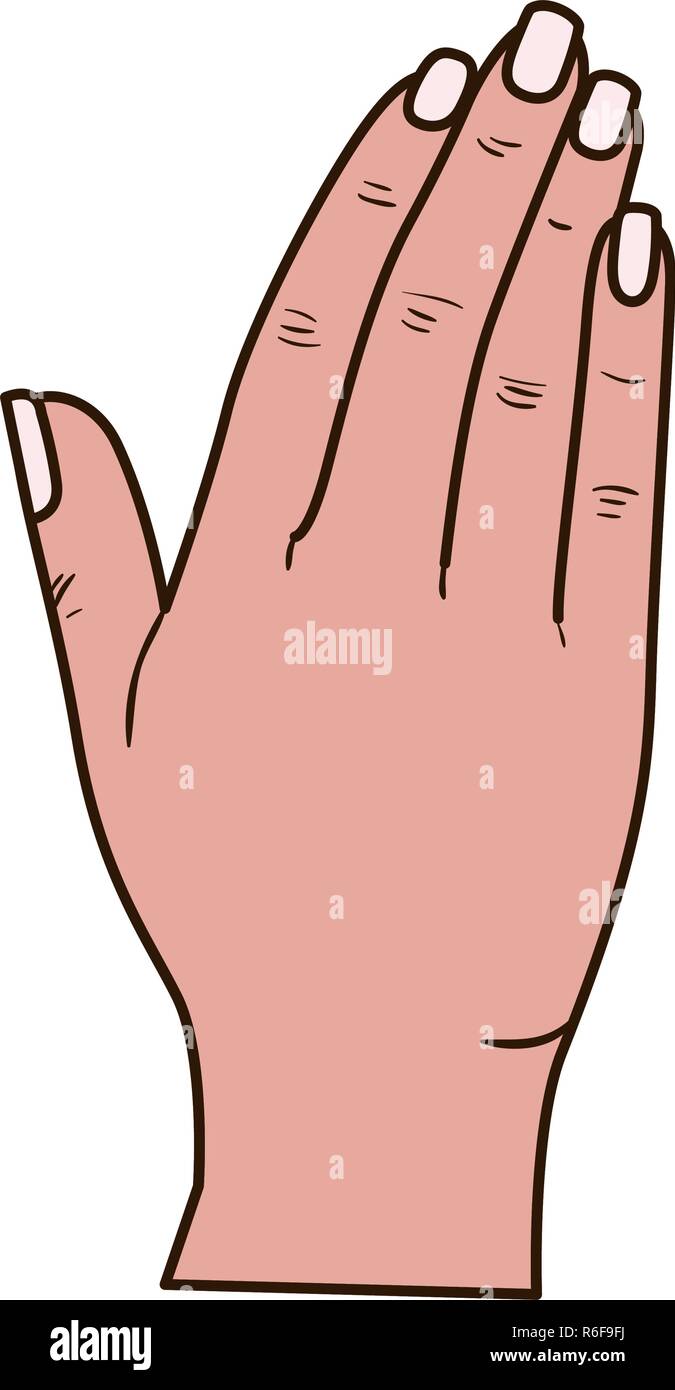 open hand receiving avatar character Stock Vector Image & Art - Alamy