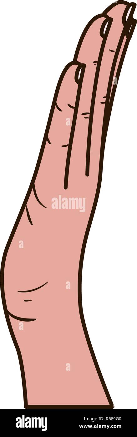 open hand receiving avatar character Stock Vector Image & Art - Alamy