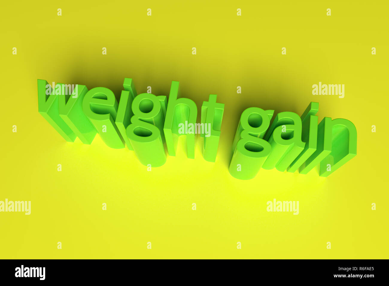Weight gain, typography, keywords, CGI. Decorative, illustrations. For ...