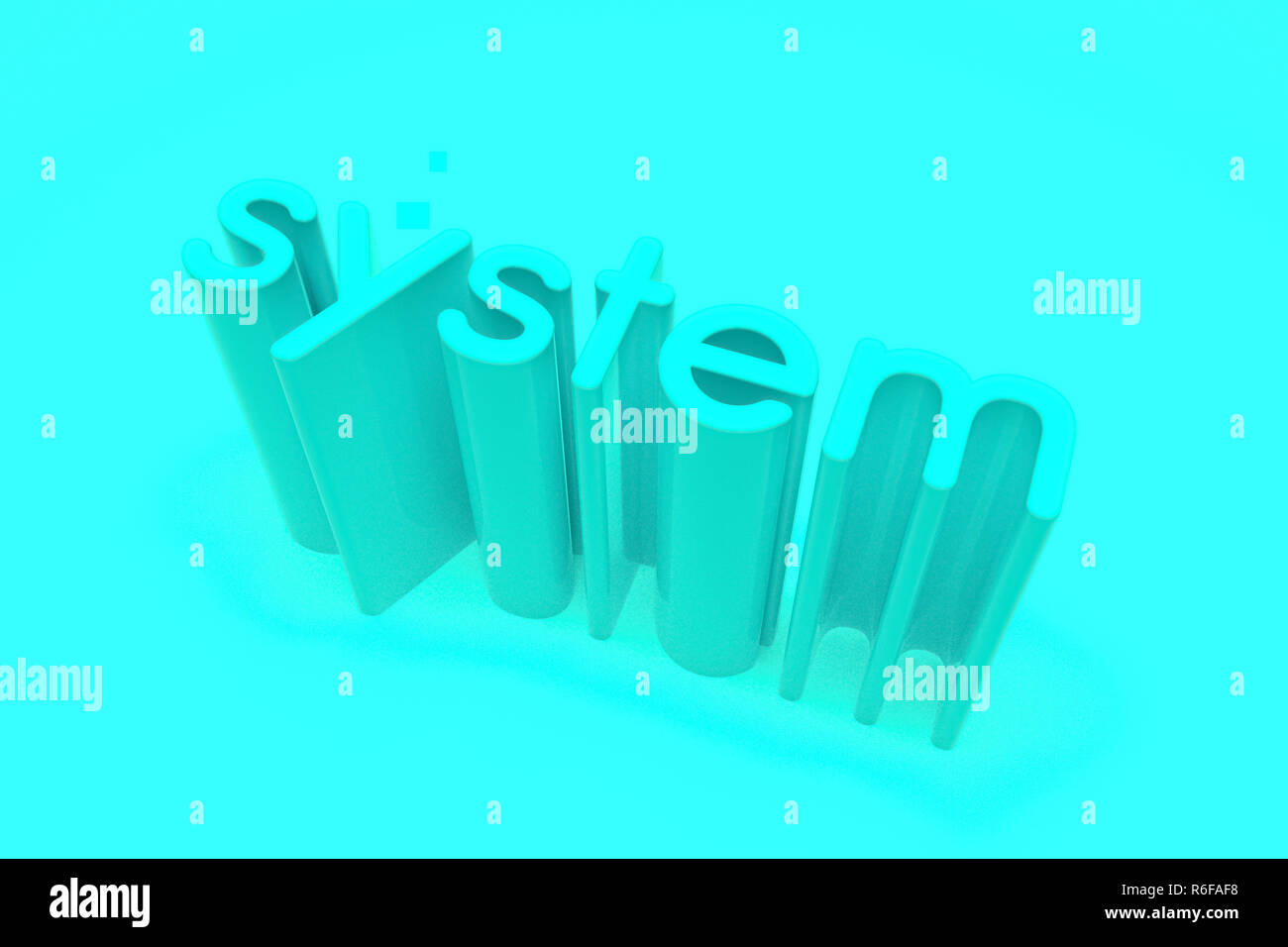 System, abstract keywords CGI, typography, for web page, graphic design ...