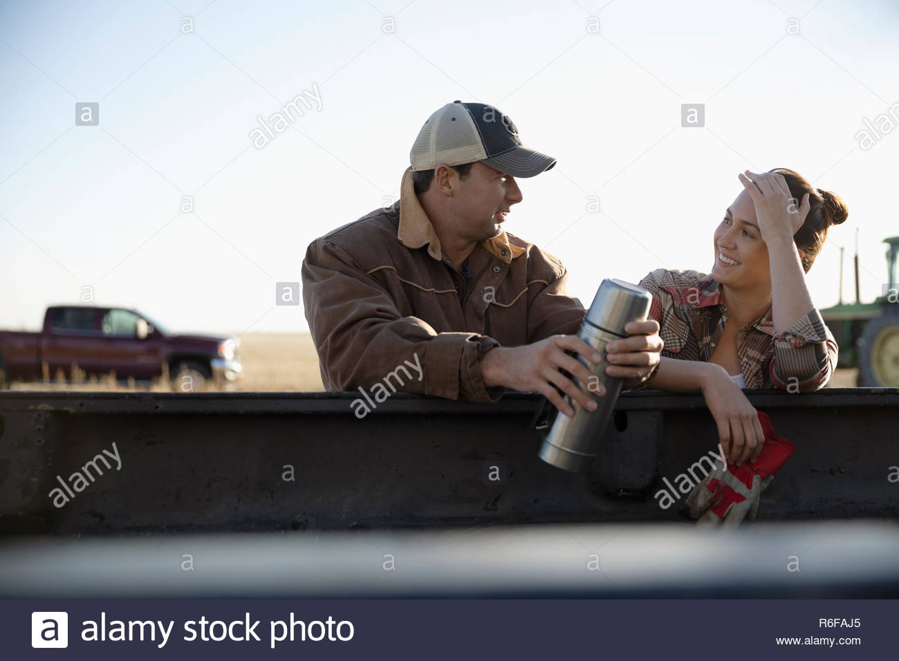 Farmer taking a break hi-res stock photography and images - Alamy
