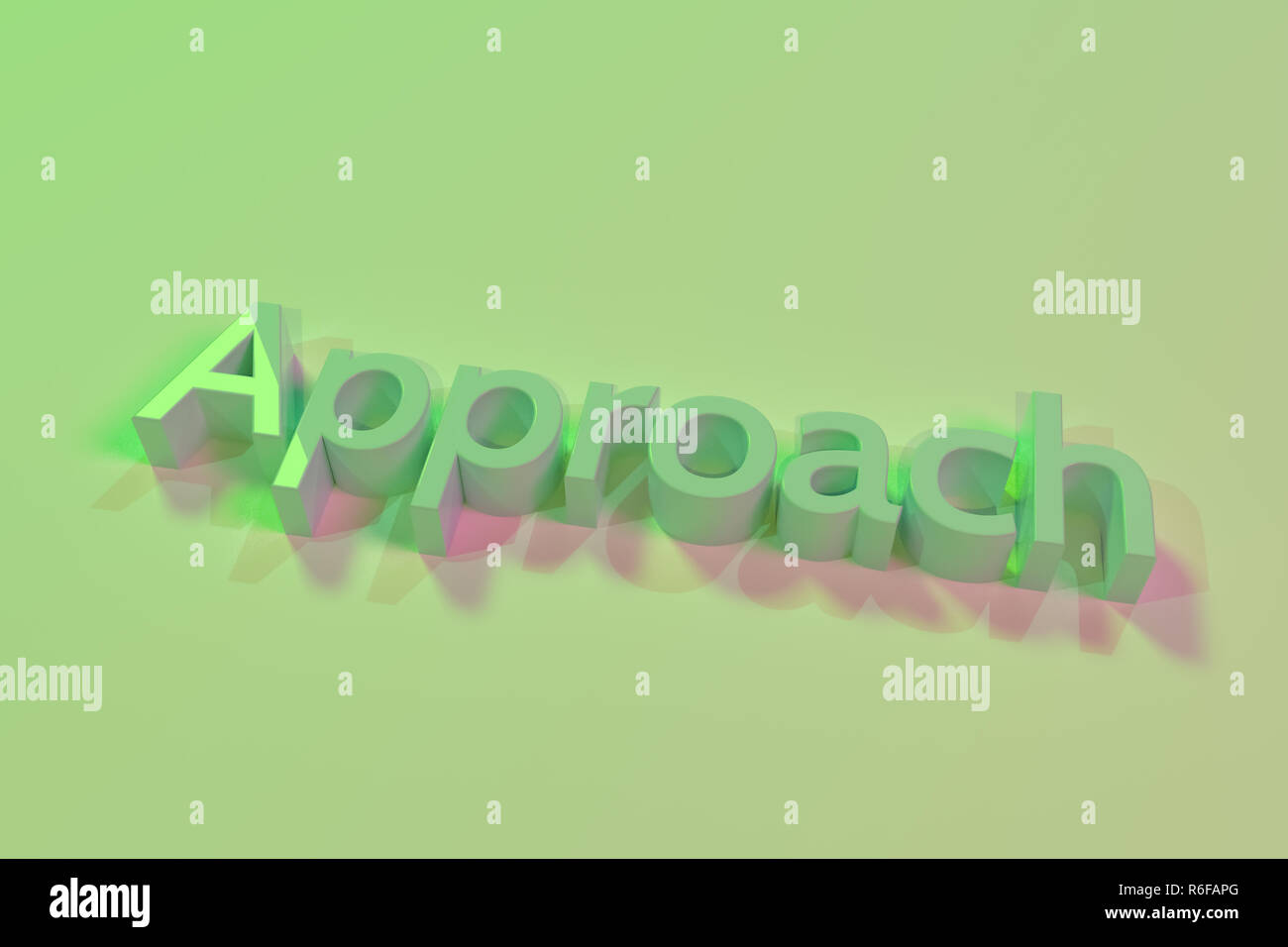 Approach, typography, CGI keywords, for design texture or background ...