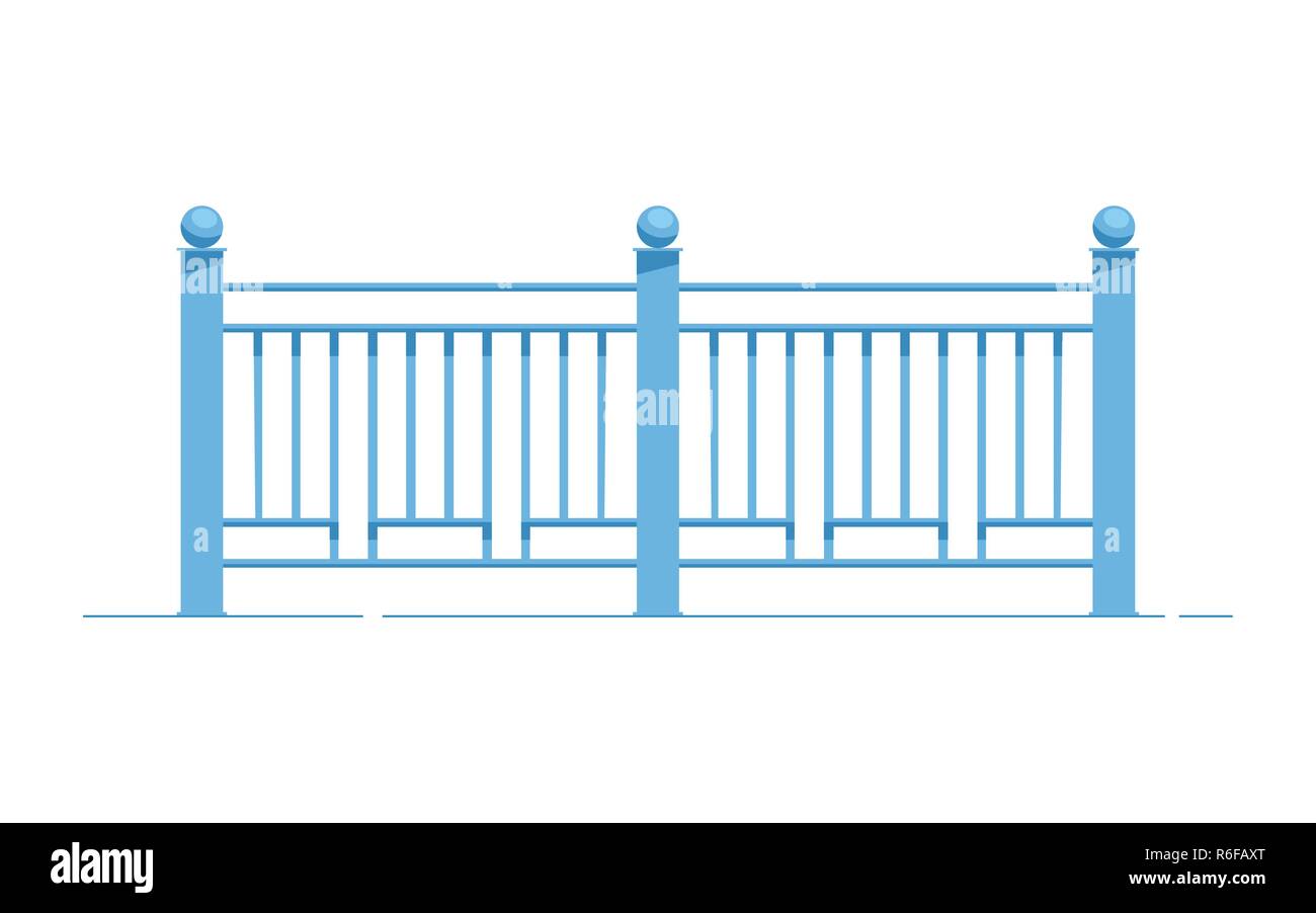 Modern panel metal fence Stock Vector Images - Alamy