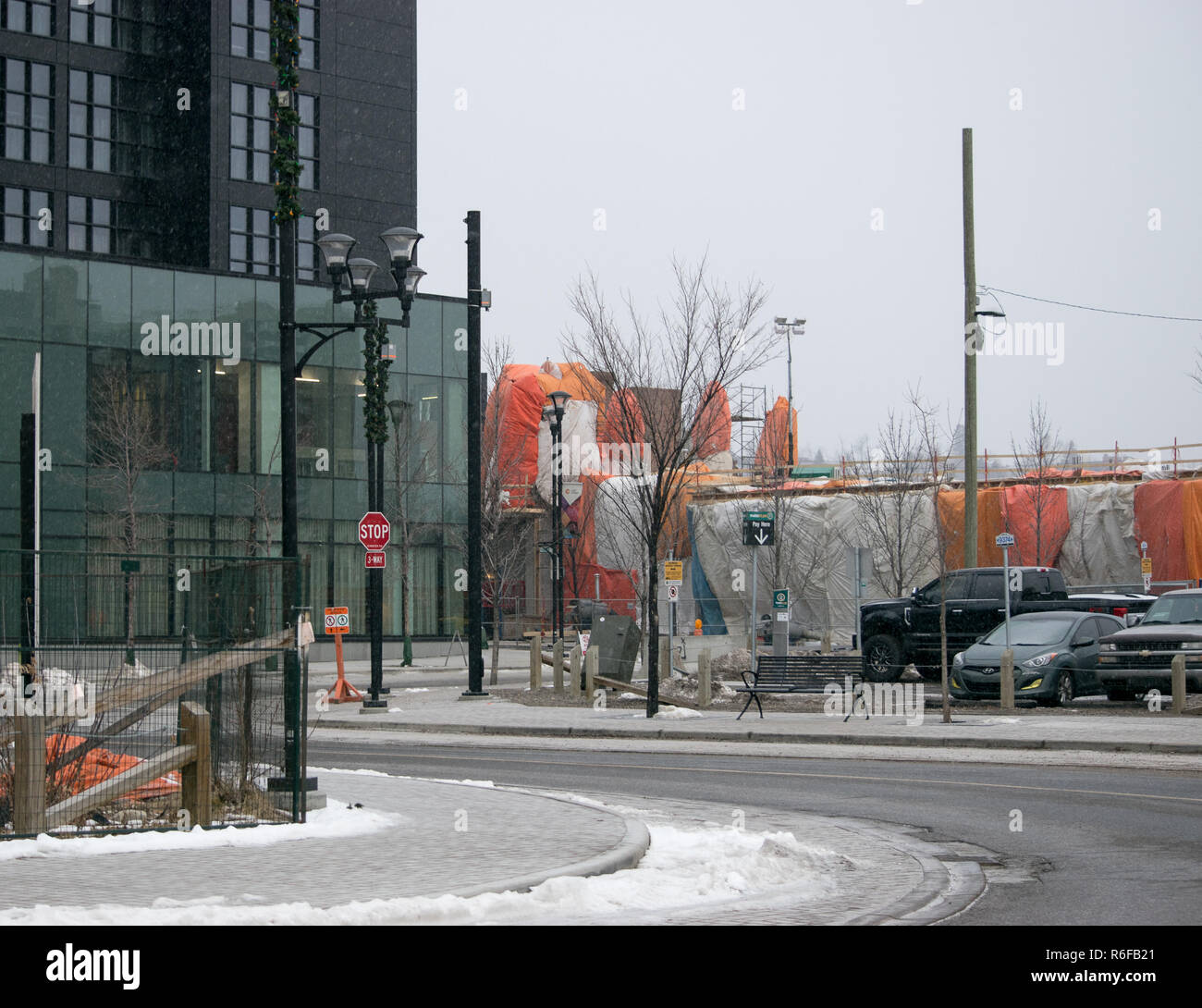 winter scenes from downtown Calgary Stock Photo - Alamy