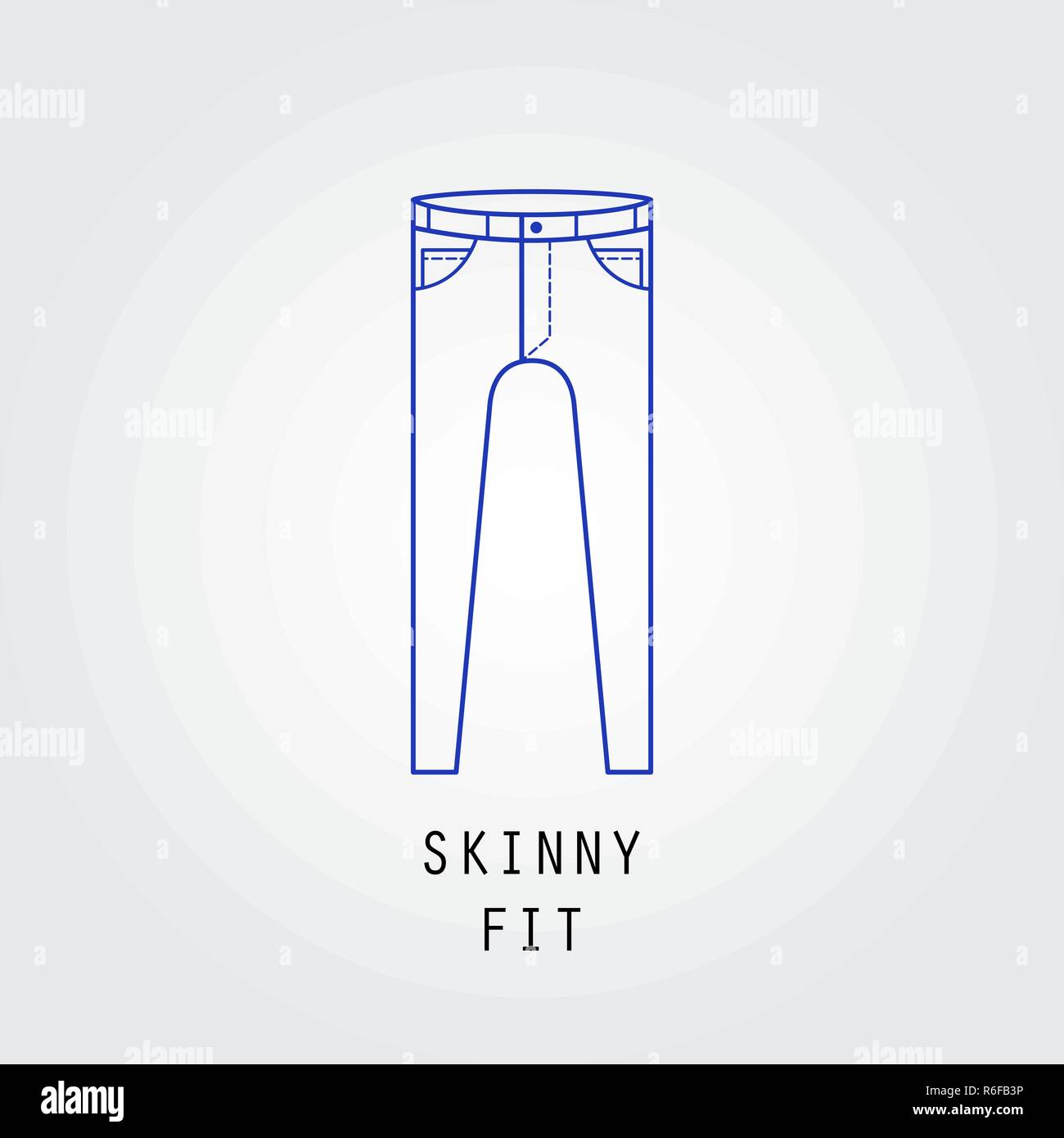 Denim fit icon Stock Vector Image & Art - Alamy