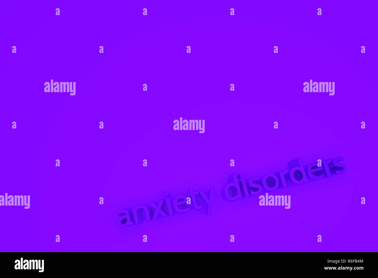 Anxiety disorders, typography, CGI keywords, for design texture or ...