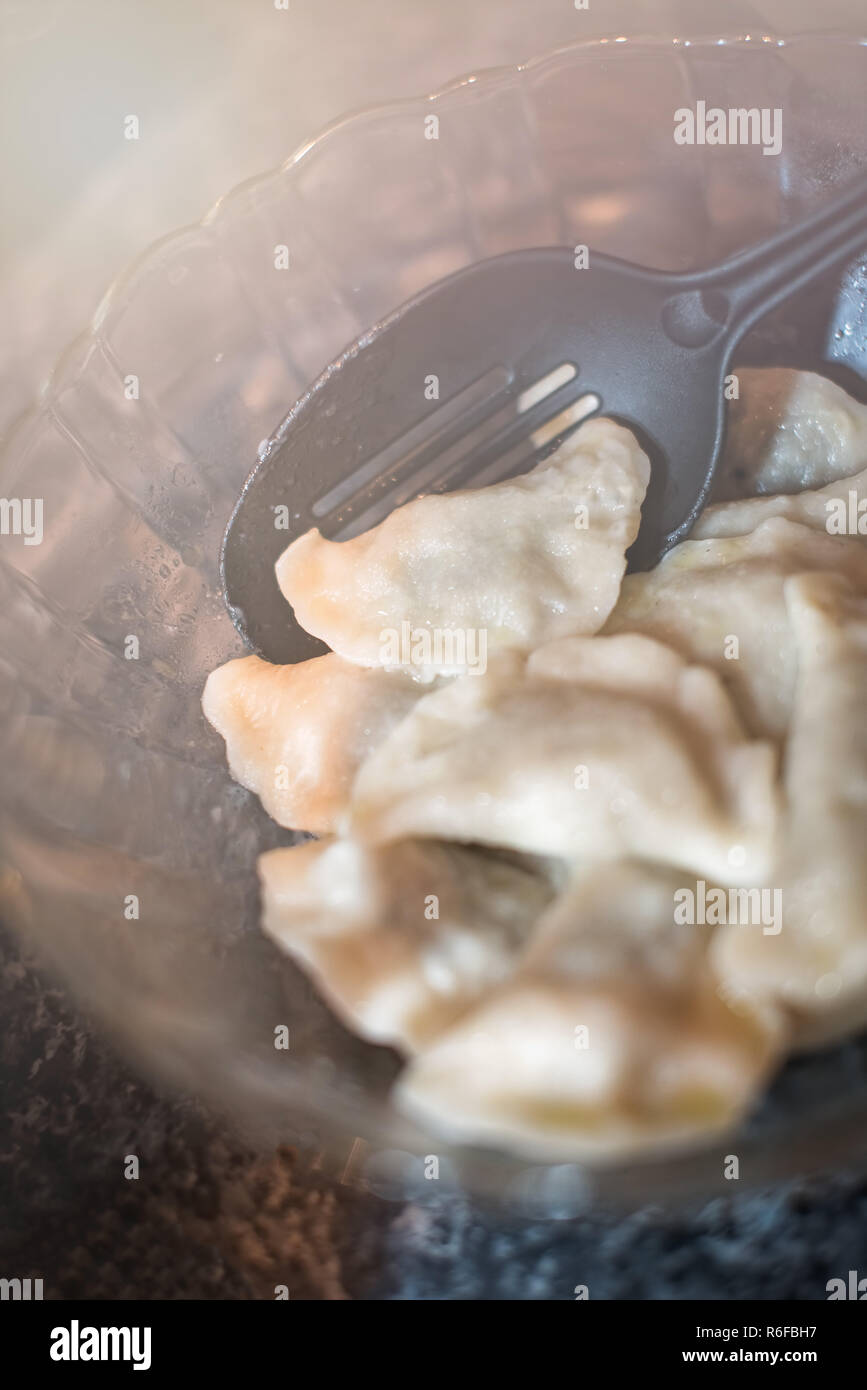 Traditonal Polish food called pierogi Stock Photo - Alamy