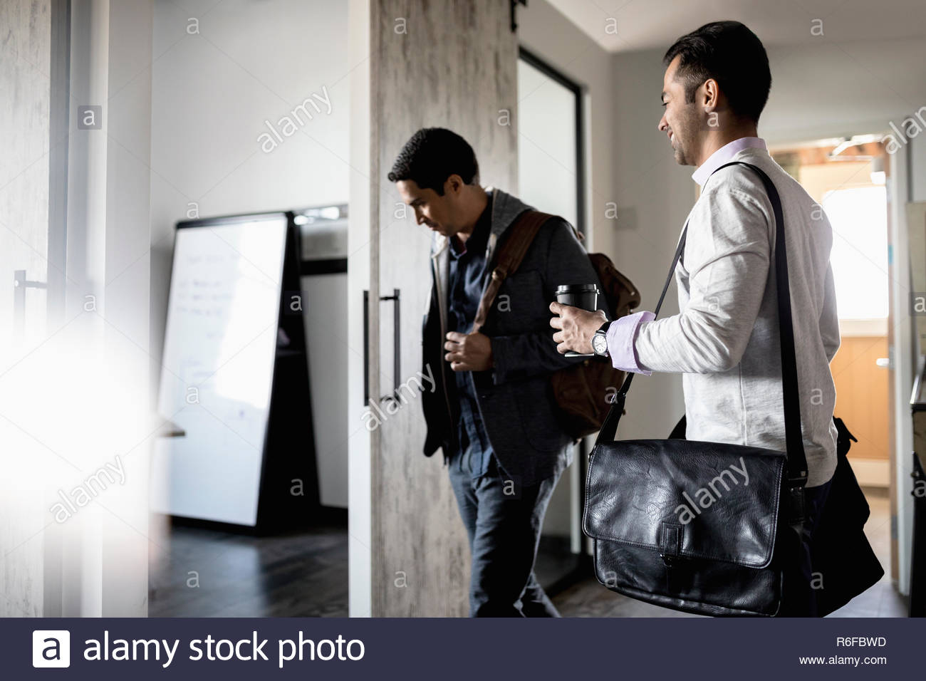 Arriving at the office hi-res stock photography and images - Alamy