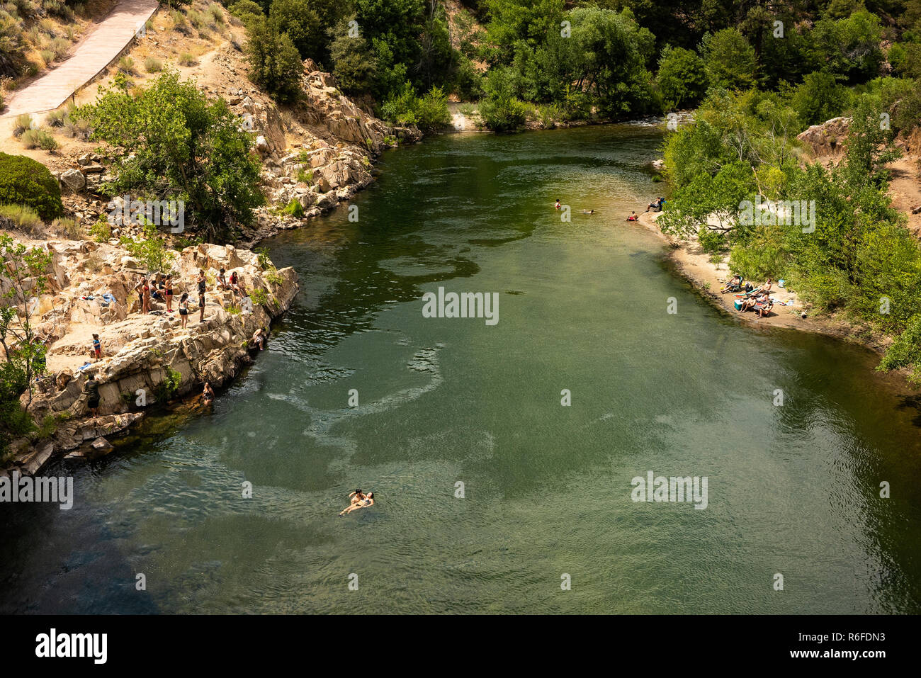 Kern River and Johnsondale Bridge Stock Photo - Alamy