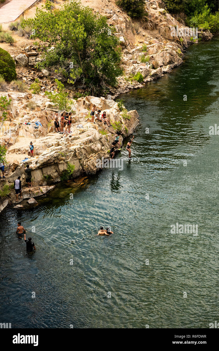 Kern River and Johnsondale Bridge Stock Photo - Alamy