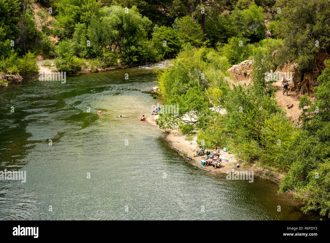 Kern River and Johnsondale Bridge Stock Photo - Alamy
