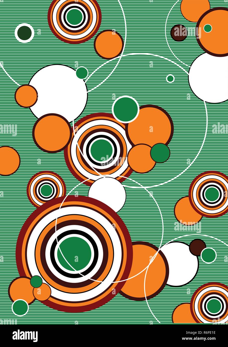 Abstract circle background, vector illustration Stock Vector Image ...