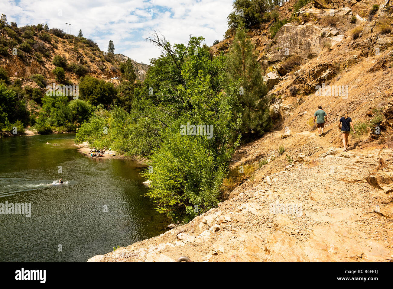 Kern River and Johnsondale Bridge Stock Photo - Alamy
