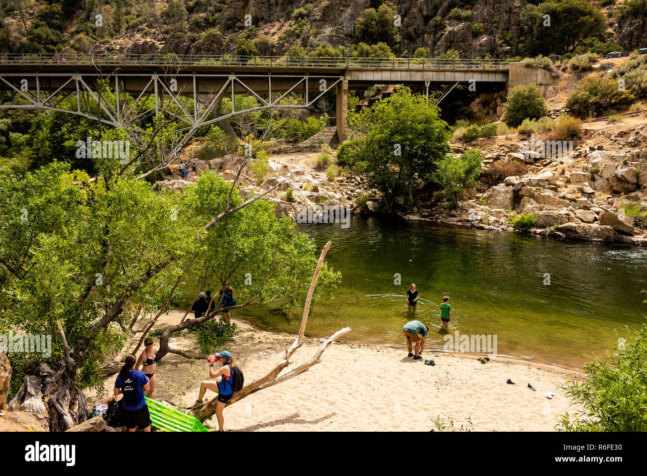 Kern River and Johnsondale Bridge Stock Photo - Alamy