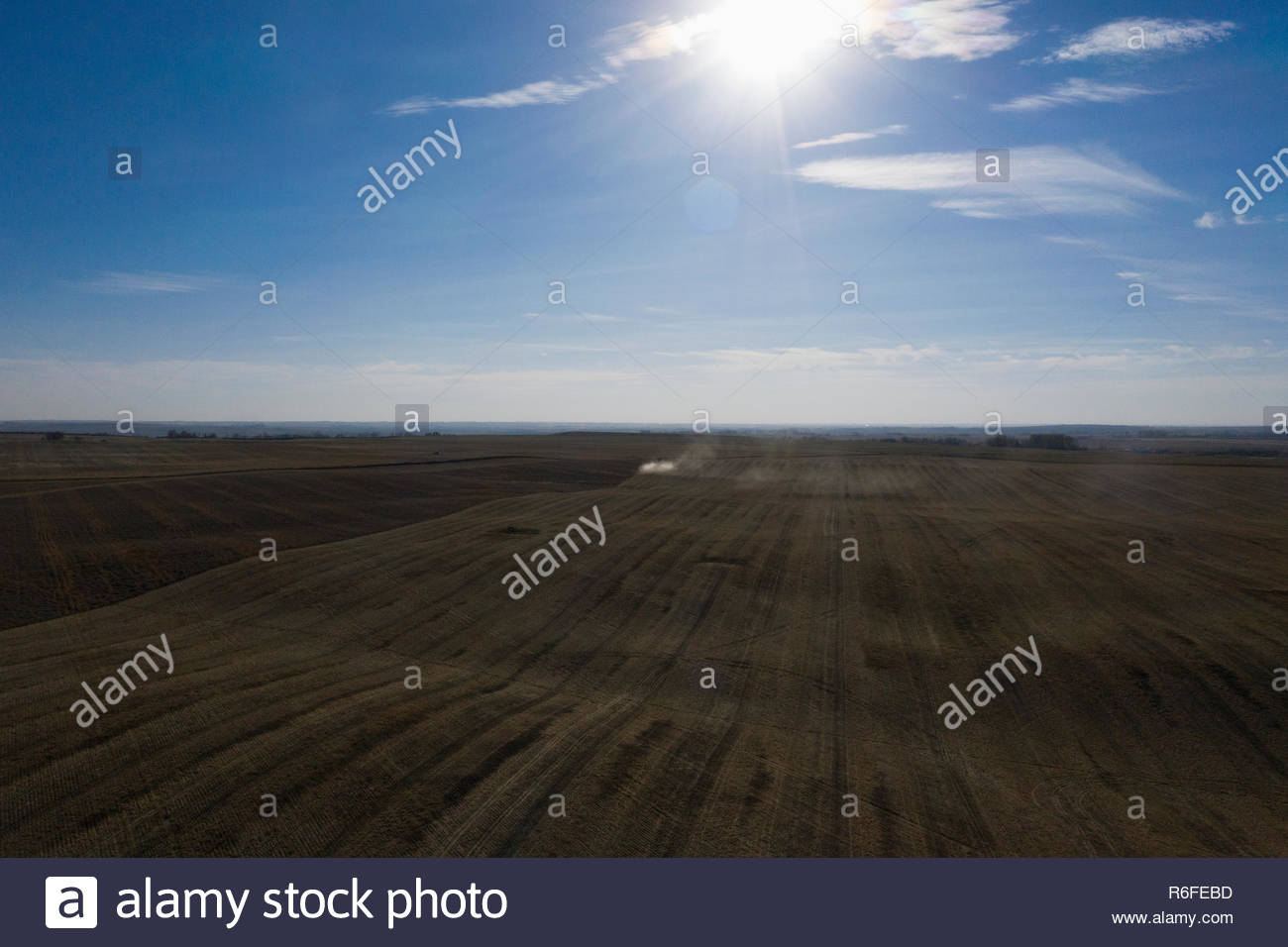 Sun shining over farm hi-res stock photography and images - Alamy