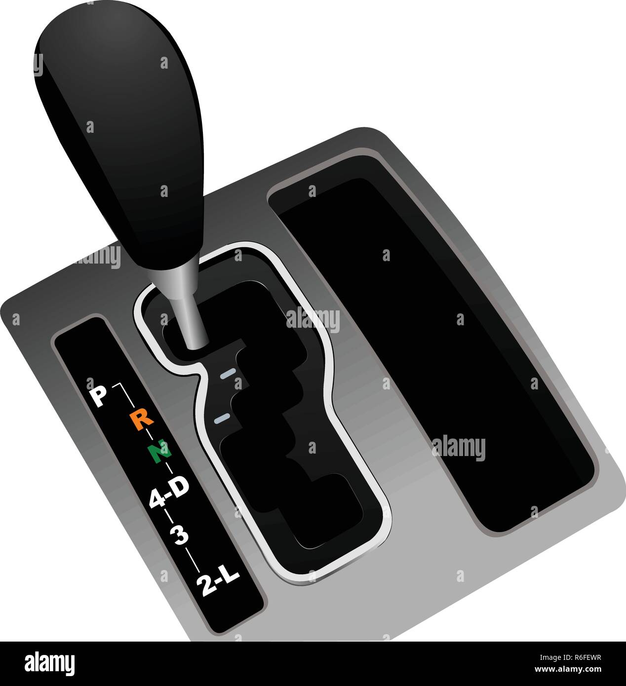 Automat gearshift . Vector illustration Stock Vector Image & Art - Alamy