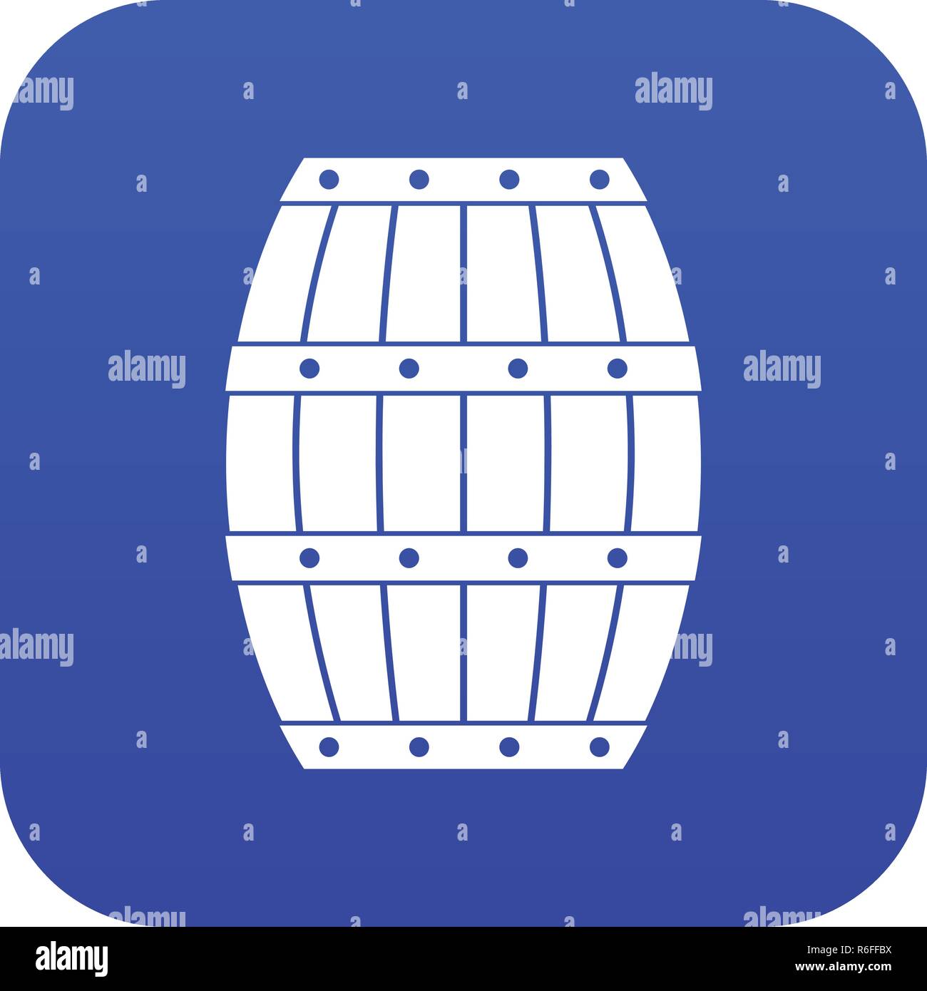 Barrel icon digital blue Stock Vector Image & Art - Alamy