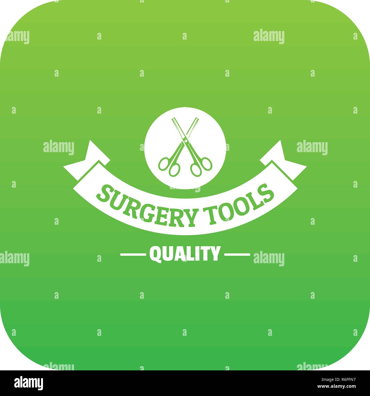 Quality instrument icon green vector Stock Vector Image & Art - Alamy