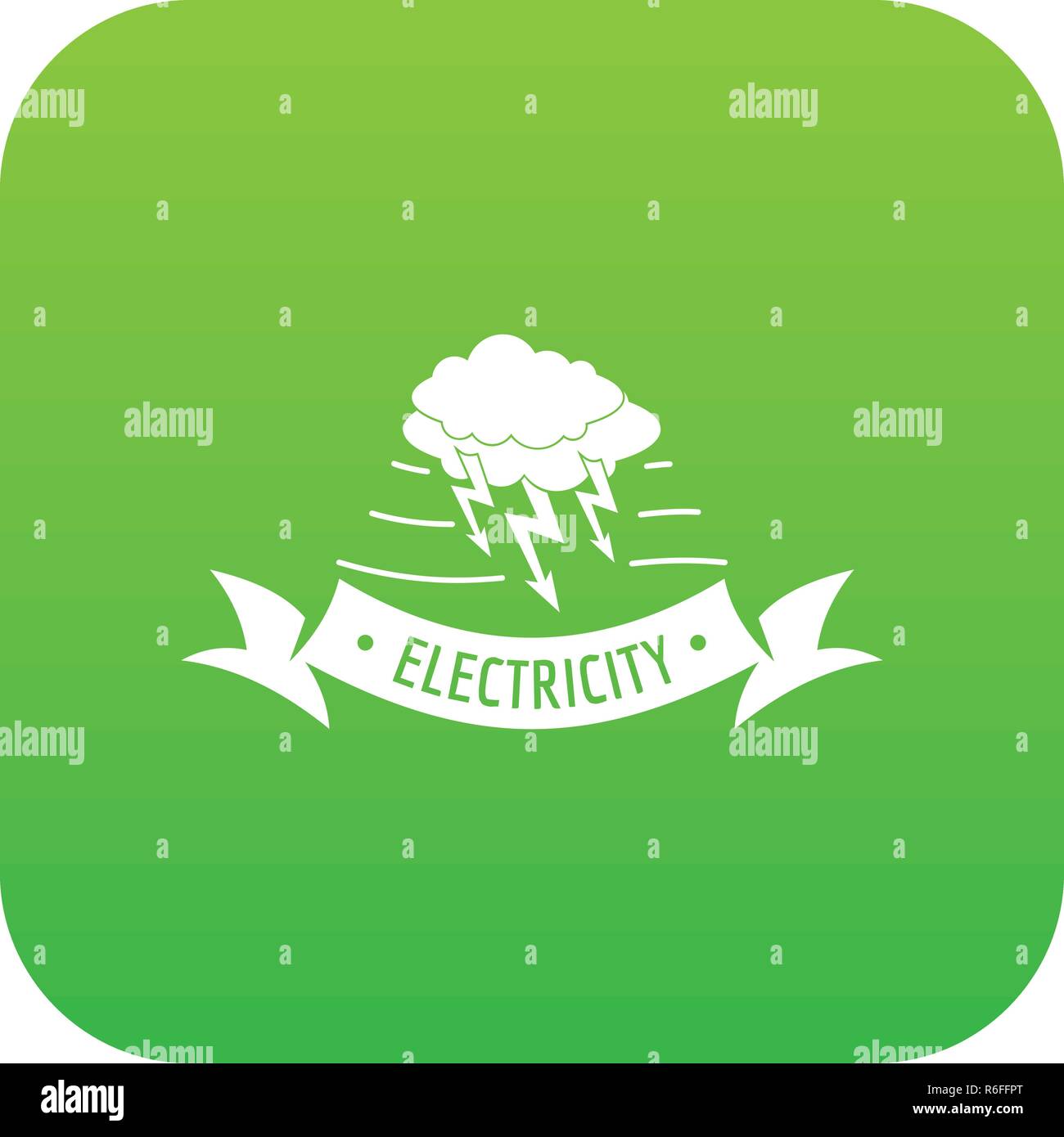 Wind energy icon green vector Stock Vector Image & Art - Alamy