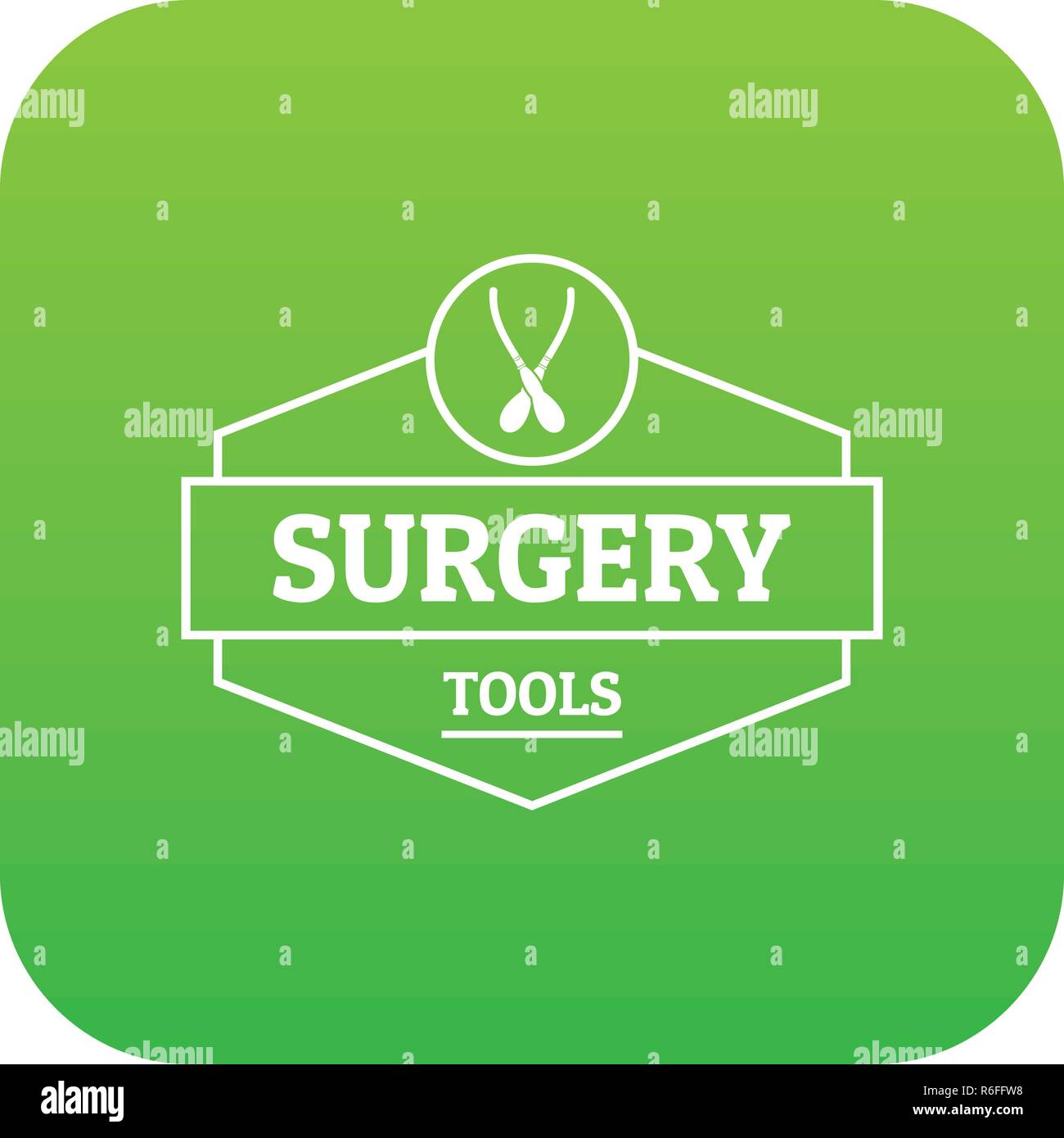 Surgery tool icon green vector Stock Vector Image & Art - Alamy