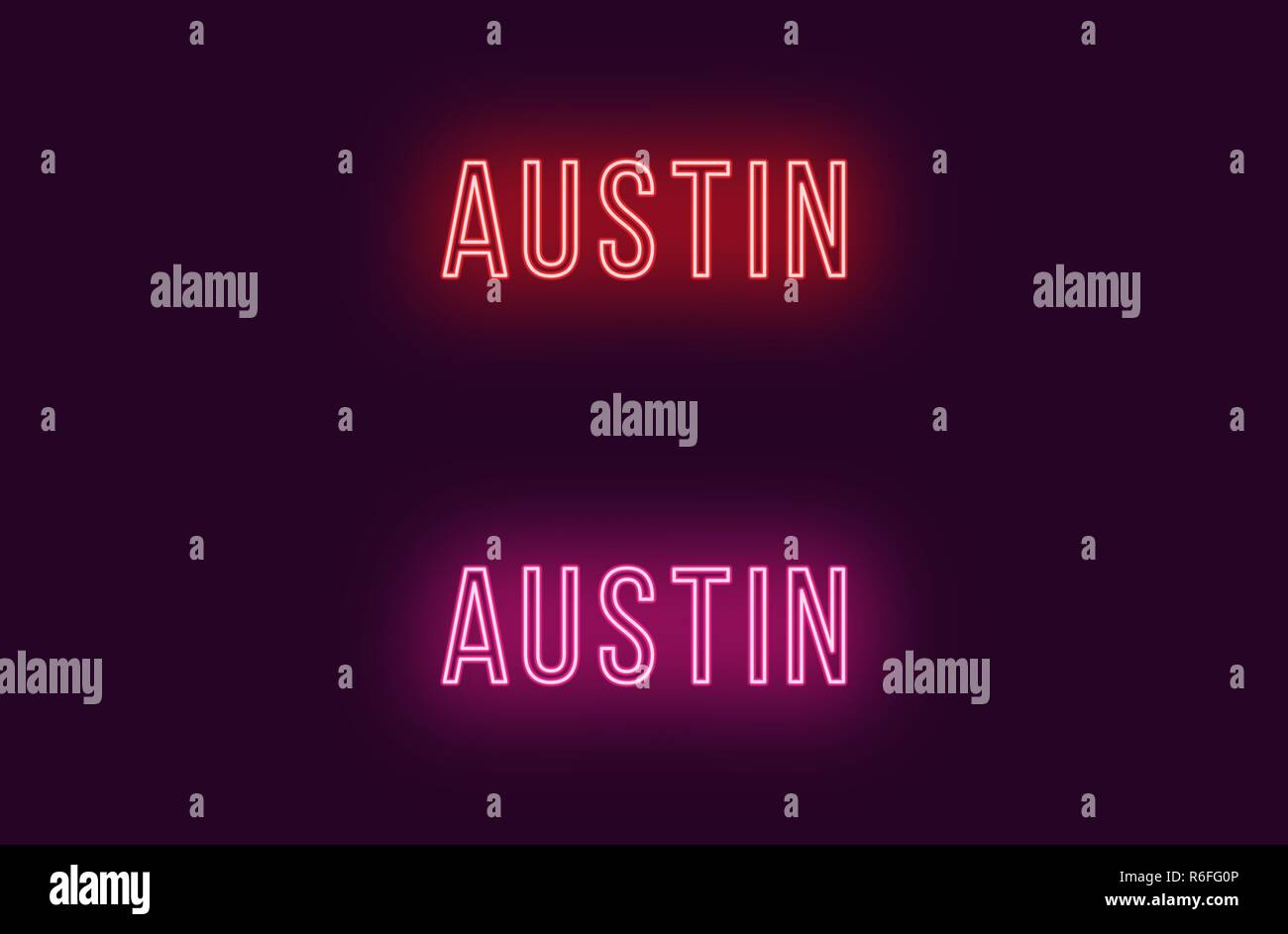 Texas neon sign Stock Vector Images - Alamy