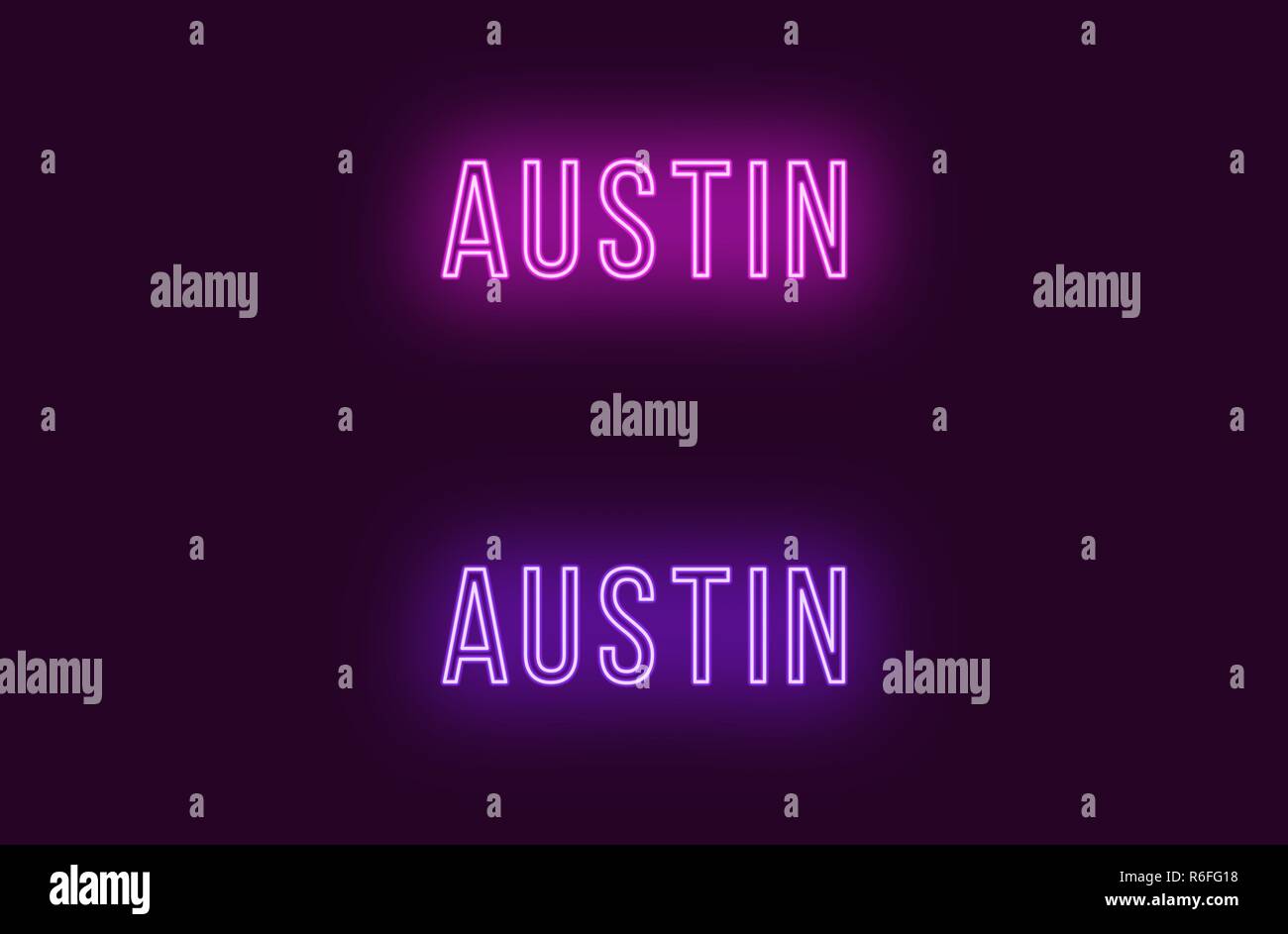 Texas neon sign Stock Vector Images - Alamy