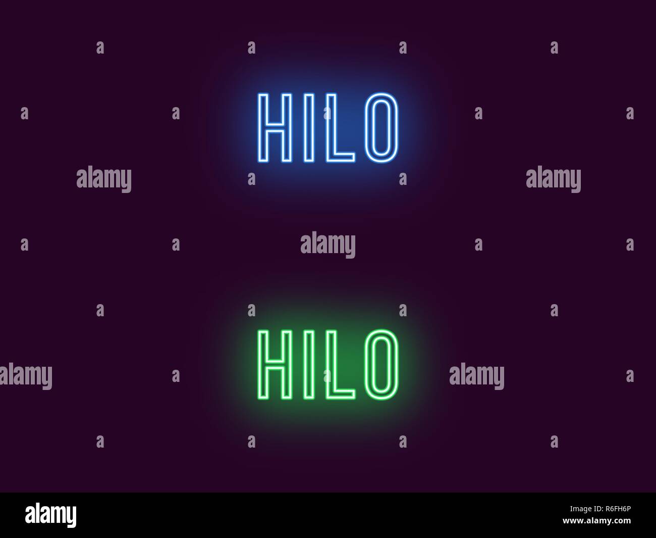 Hilo hawaii Stock Vector Images - Alamy