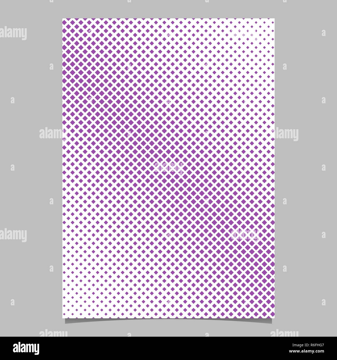 Halftone diagonal square pattern background poster template with diagonal squares Stock Vector ...
