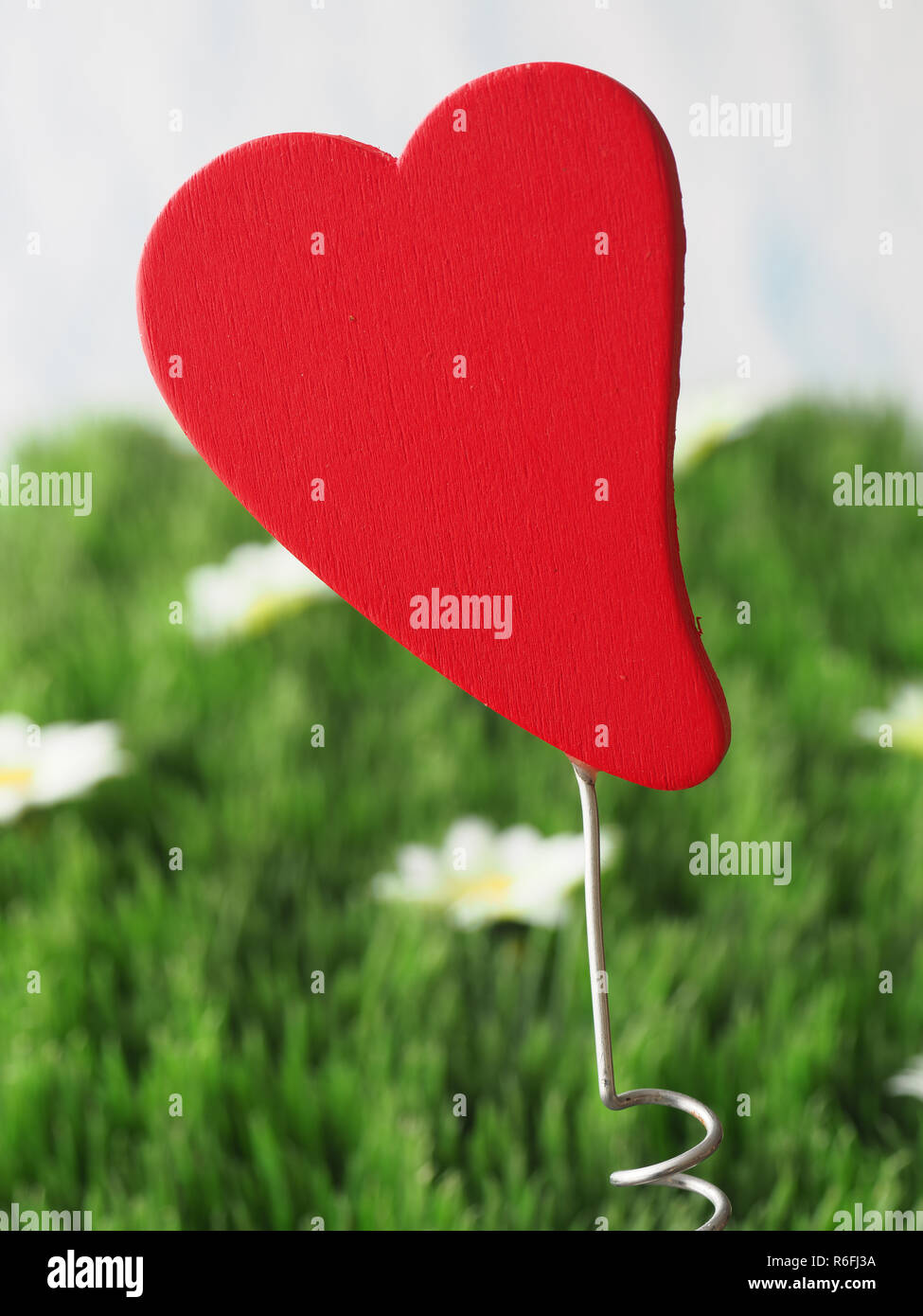 big red heart shape Stock Photo - Alamy