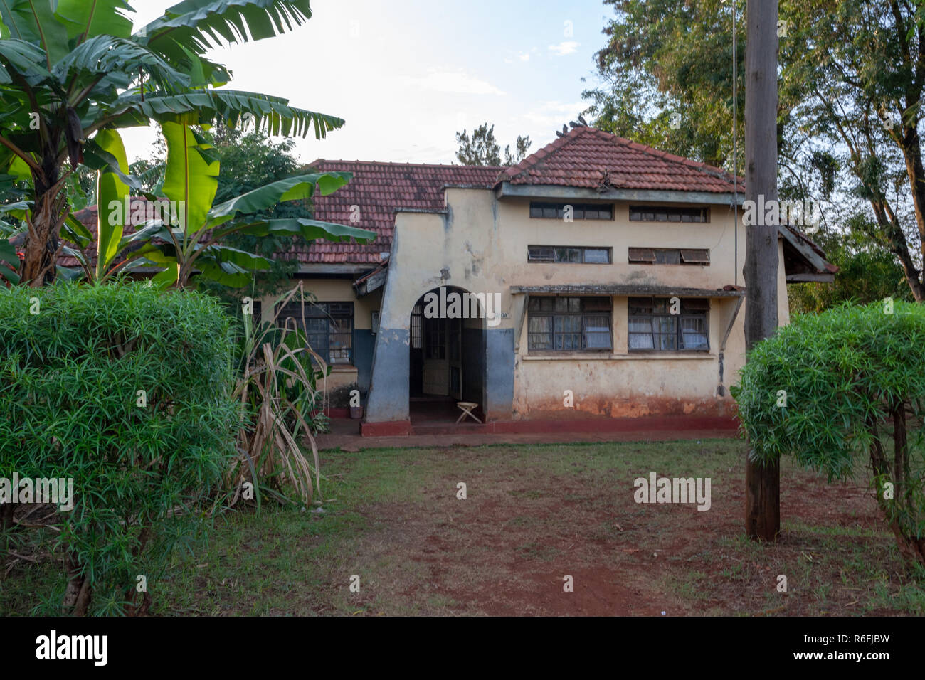 Colonial era housing, Jinja, Uganda Stock Photo - Alamy